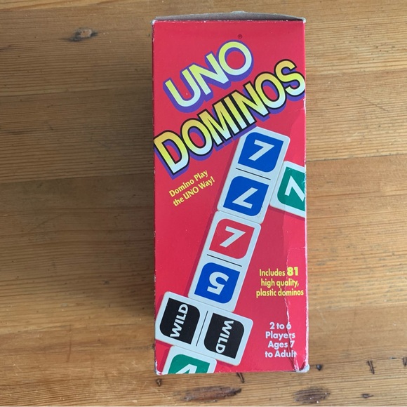 Mattel | Games | Vtg Rare Uno Dominos 995 9s Mattel | Poshmark